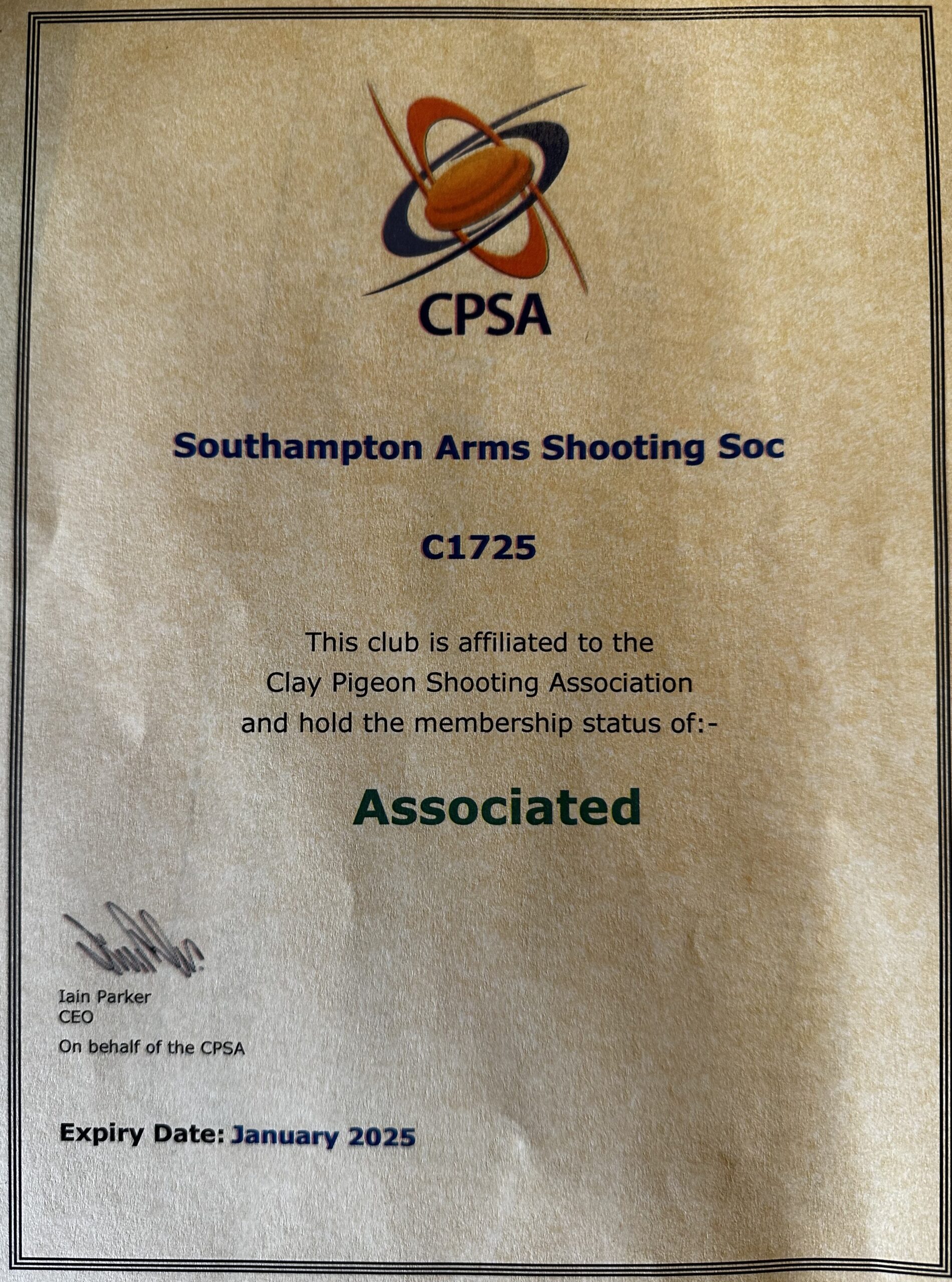 Membership – Southampton Arms Shooting Society